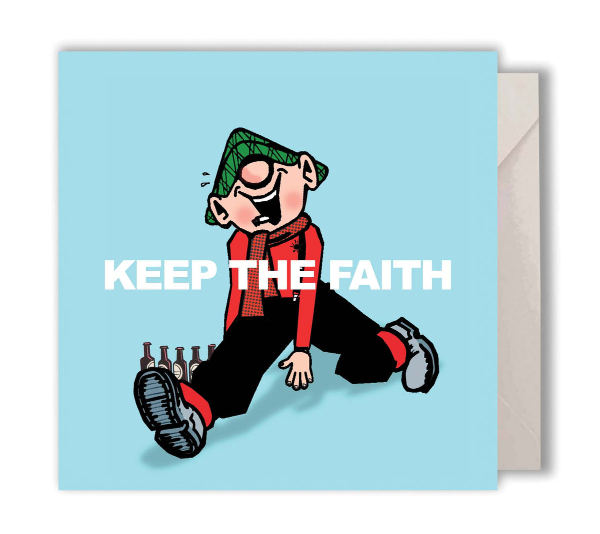 Andy Capp "Keep The Faith Greeting Card" – JBartworks