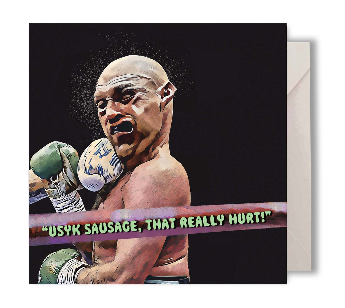 Usyk V Fury Greeting Card – JBartworks