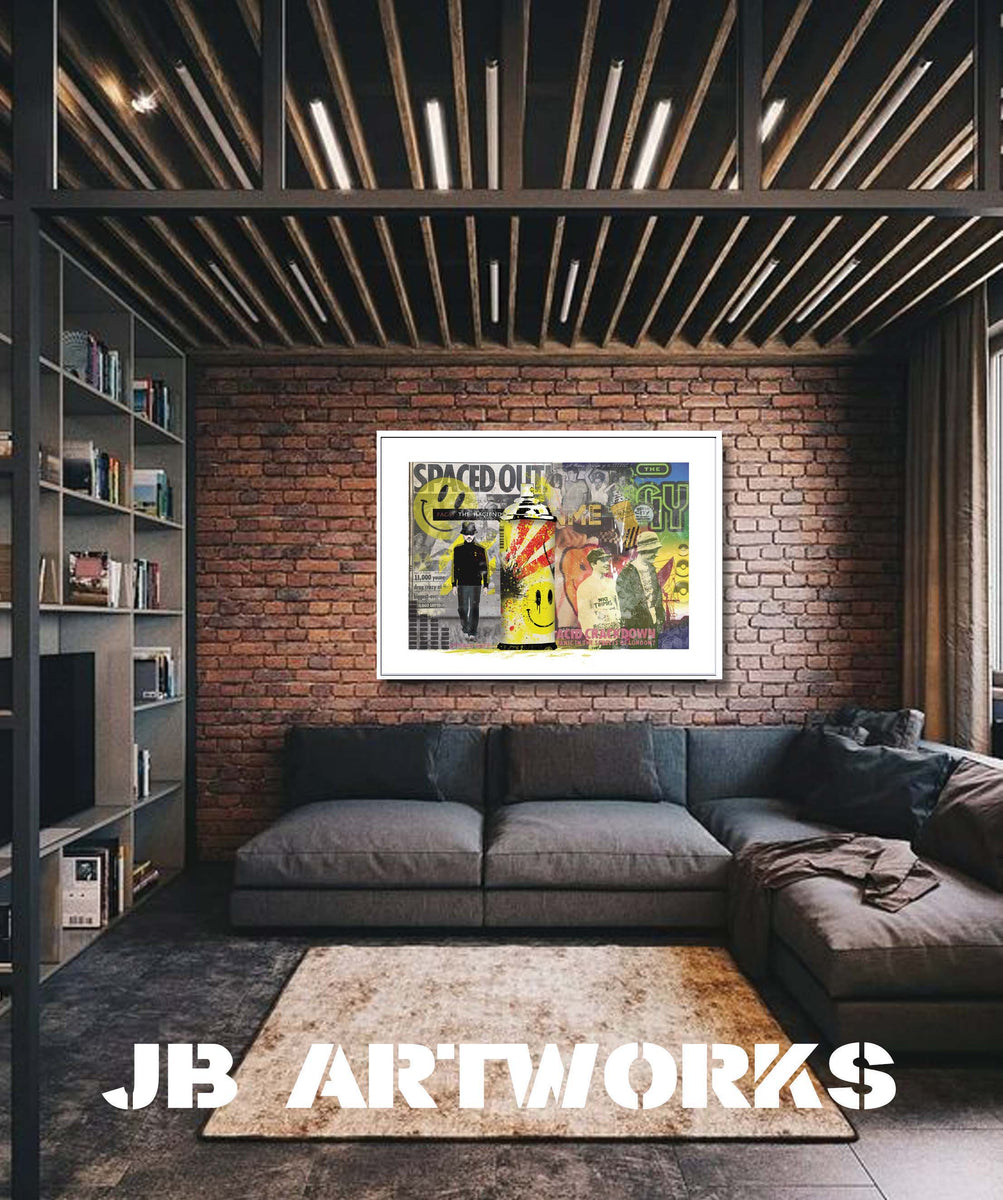 Old Skool Rave Collage Print – JBartworks